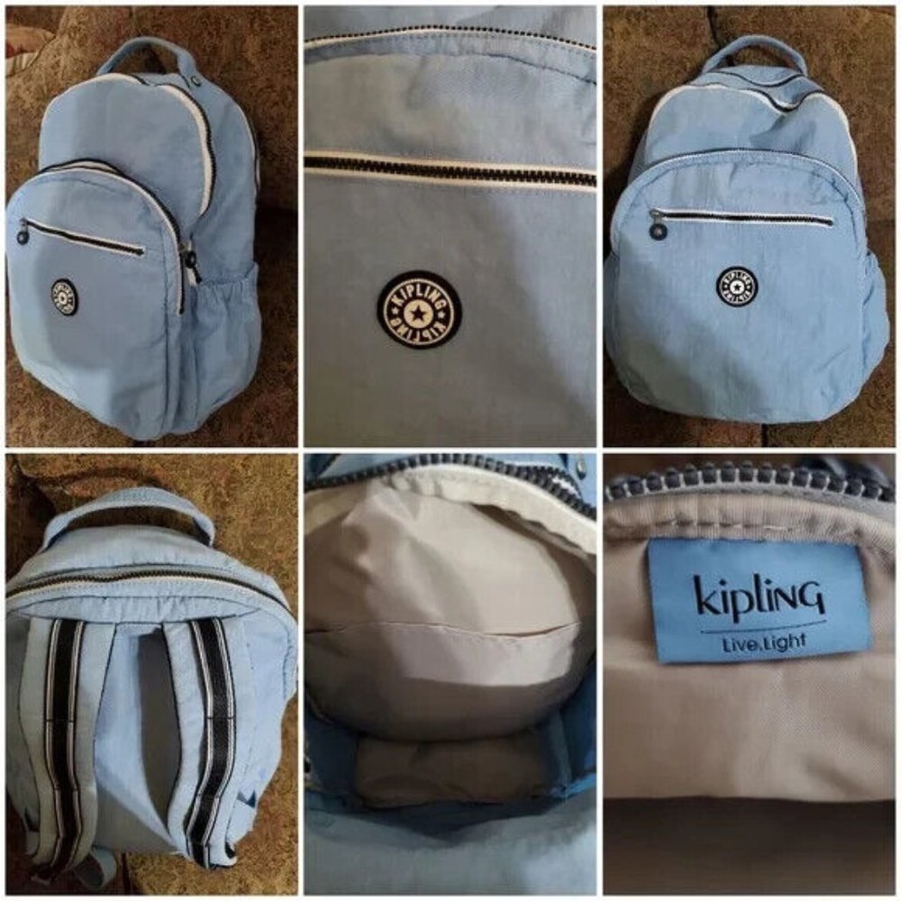Kipling Seoul Large Vintage Large Laptop Light Blue B… - Gem